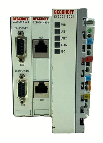 BECKHOFF CPU MODULE CX9001-1001 +CX9000-N000 +CX9000-N031 COMPLETE ...