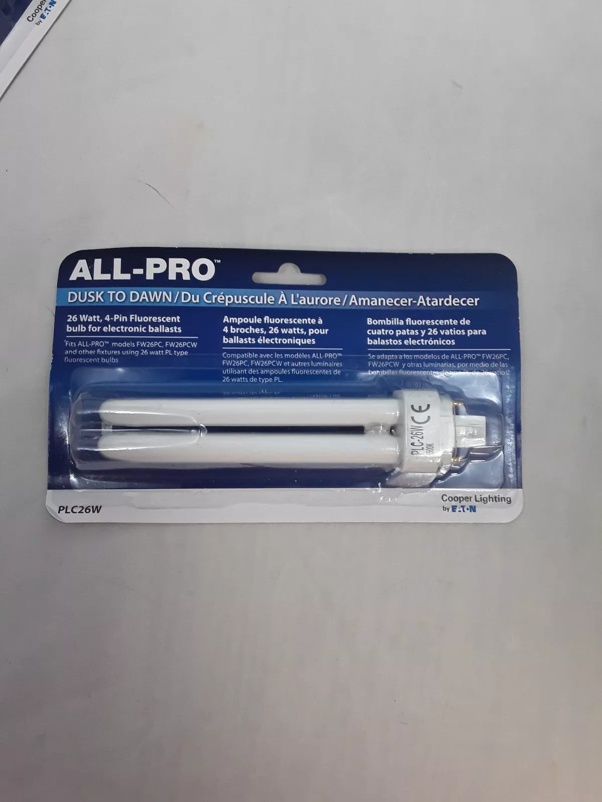 Cooper Lighting PLC26W Fluorescent Lamp Bulb, 4-Pin, 26W | eBay