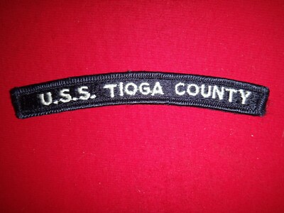 Vietnam War US Navy USS TIOGA COUNTY LST-1158 Landing Ship Tank Rocker ...