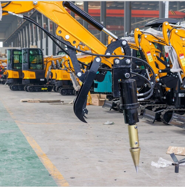 Spiral Screw Log Splitter Cone Hydraulic Wood Splitter for Mini ...