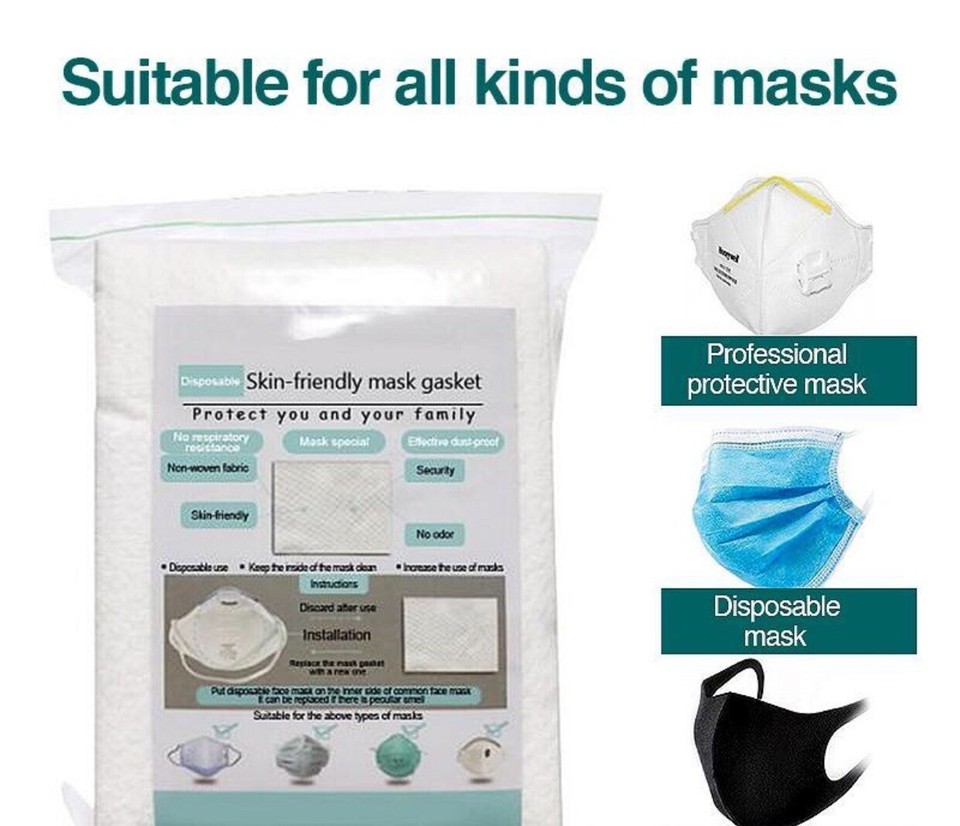 Face Mask Filter Replacement Pack Of 100 shipped From Texas | eBay