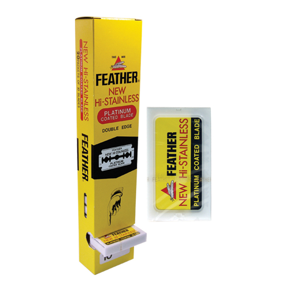 Feather Safety Razor Blades Feather Hi Stainless Double Edge Blades