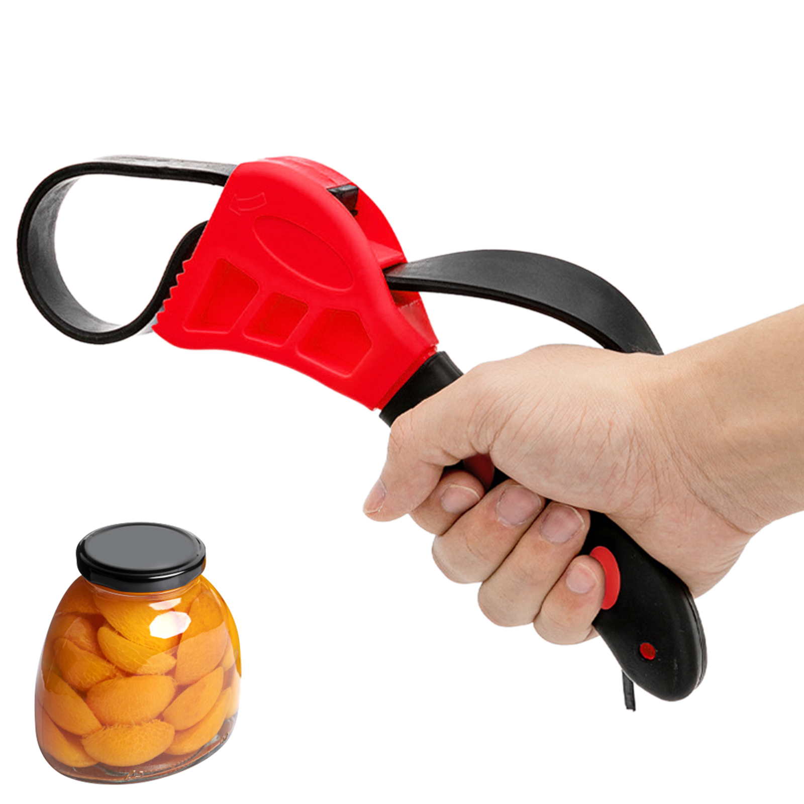 Arthritis Multifunctional Adjustable Jar Opener Weak Hands Belt Wrench ...