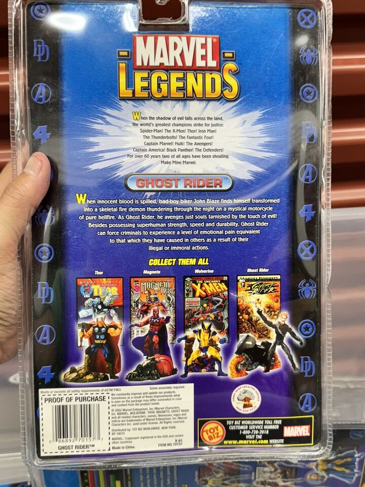 Ghost Rider Marvel Legends Series 3 Iii Figure Brand New Factory Sealed