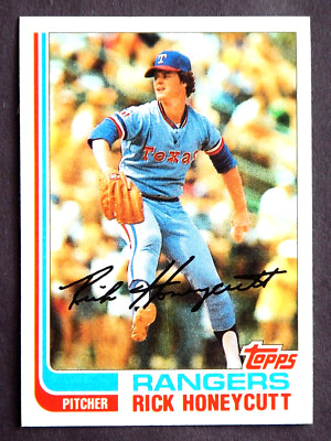 Rick Honeycutt #751 Topps 1982 Baseball Card (Texas Rangers) E | eBay