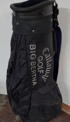 Callaway Big Bertha Cart Golf Bag Mens 6 Way Dividers Black 36" | eBay