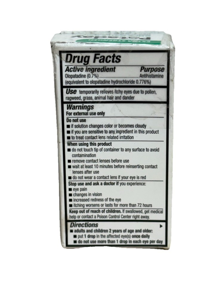 Pataday Extra Strength Once Daily Relief Eye Drops - 2.5 mL | eBay