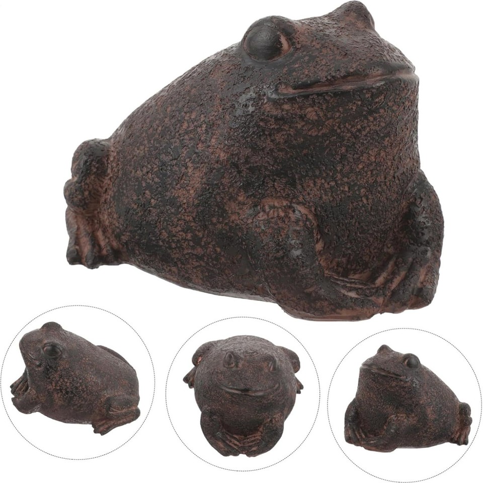 Key Hiders Outside Frog Shape Secret Storage Resin Statue Hiding ...