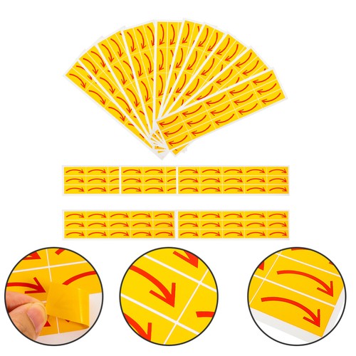 20 Pcs Indication Tag Adhesive Removable Labels Directional Signs | eBay