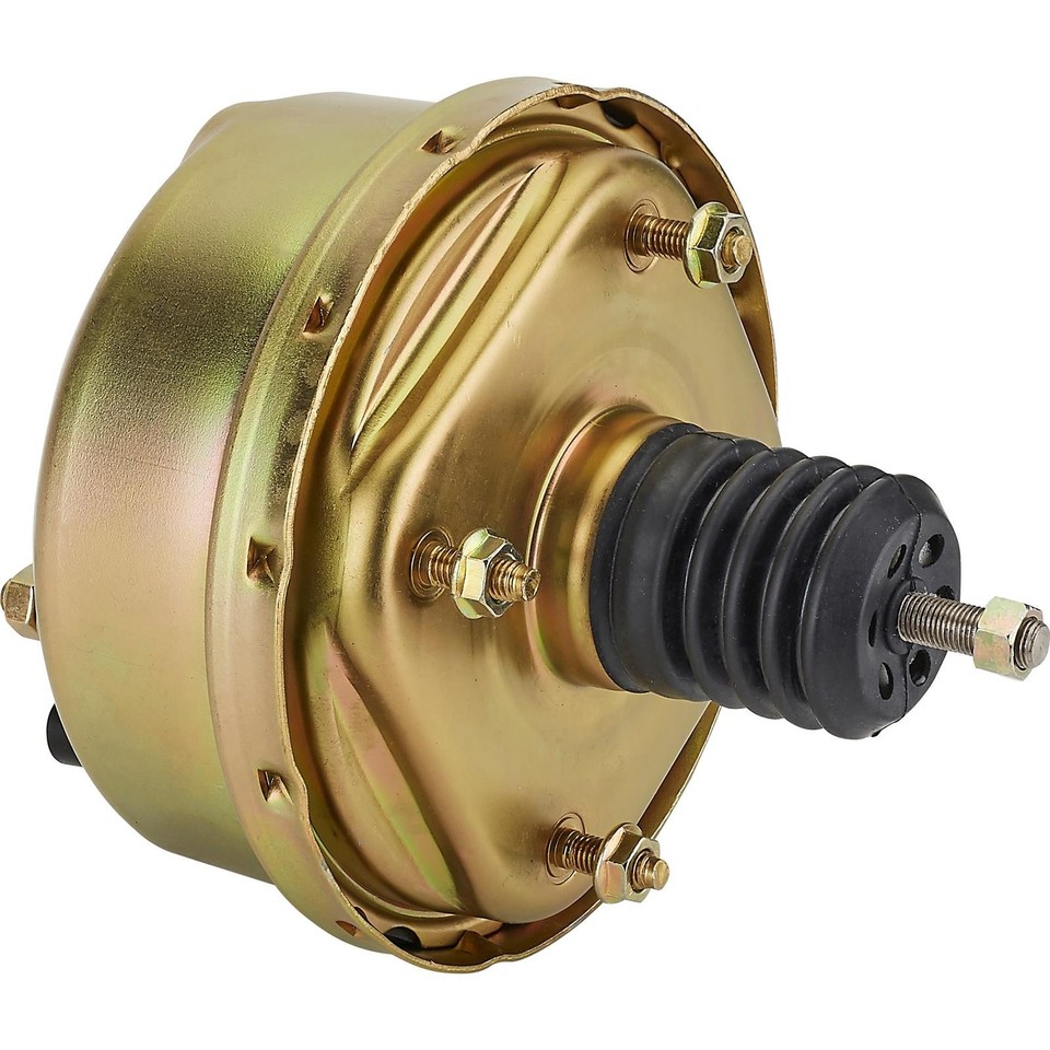 7-Inch Brake Booster Master Cylinder Combo, 1" Bore, Zinc-Plated Steel ...