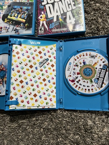 Wii U Console Black 32GB Console & Gamepad Bundle W/Accessories. + 5 ...