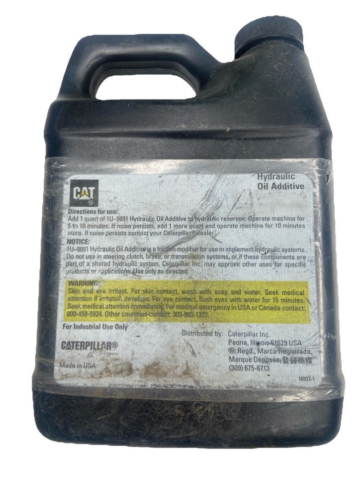 Caterpillar Cat 1U9891 Hydraulic Oil Additive 1U-9891, 1 Quart Made In ...