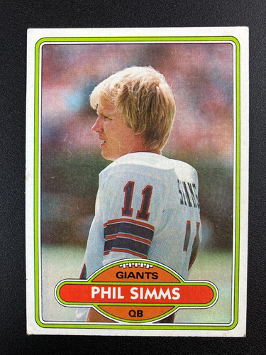 1980 Topps #225 Phil Simms RC EX | eBay