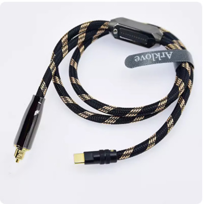 Usb c to Optical Cable Male Type-c to Digital Opt Fiber Optic Audio ...