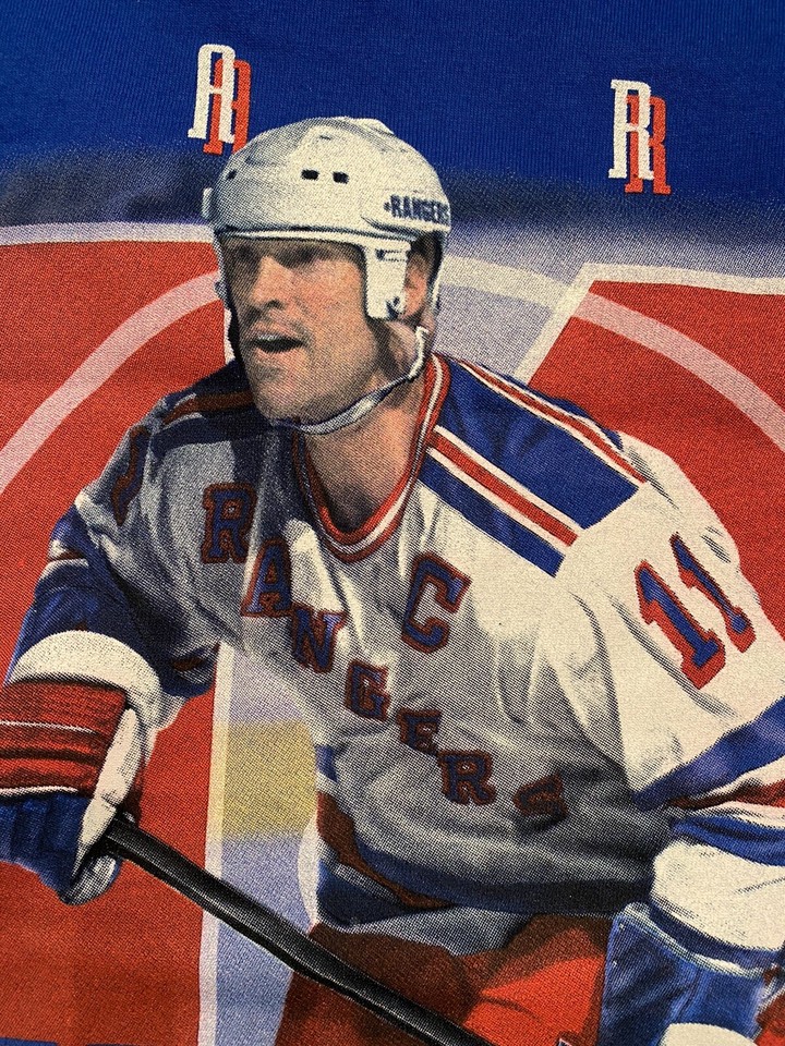 NEW Vintage New York Rangers Mark Messier Pro Player T Shirt USA Made ...