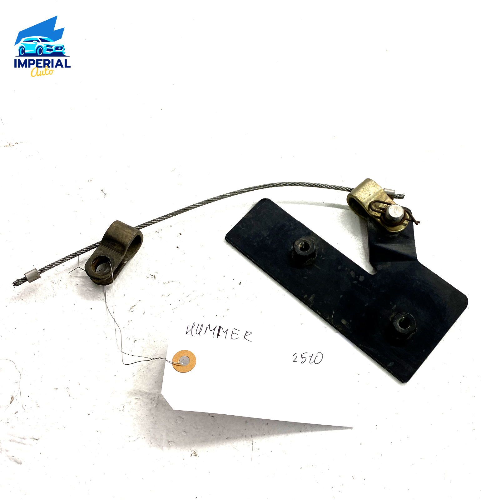 2003-2007 HUMMER H2 FRONT RIGHT SIDE HOOD COWL BONNET OPEN CHECK CABLE ...