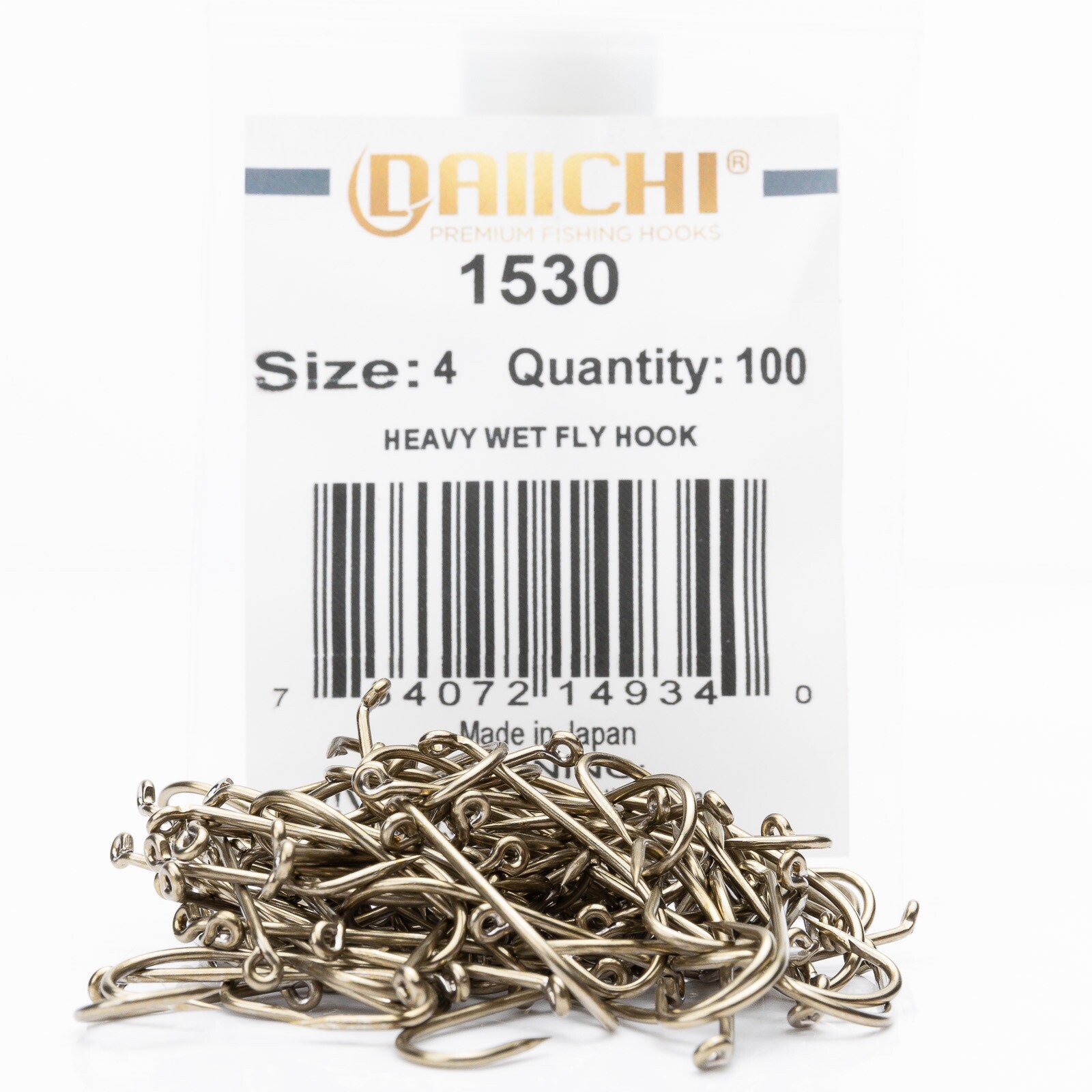 Daiichi 1530 Heavy Nymph Hook - Quantity 100 - All Sizes - FREE ...