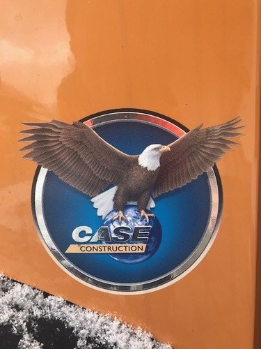 Case IH Baumaschinen Aufkleber rund Adler Case Construction 14cm | eBay