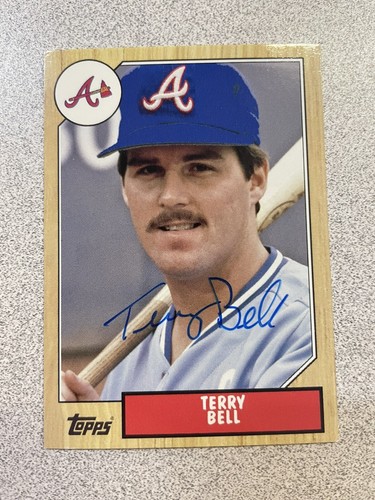 Terry Bell Autographed 1987 Custom Topps Card Atlanta Braves A-246 | eBay