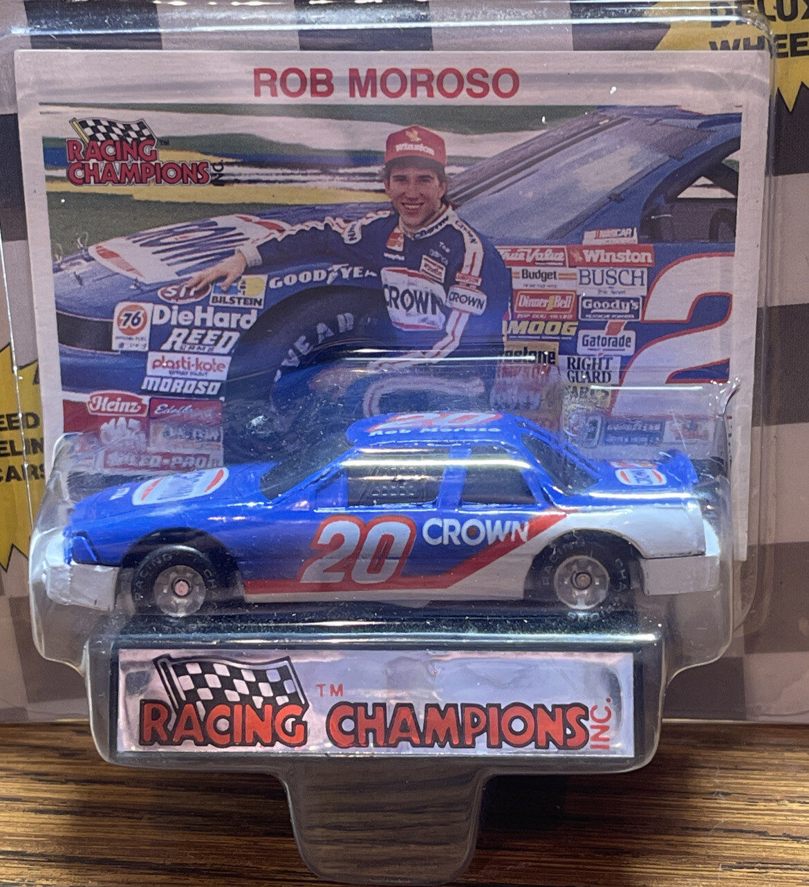 Racing Champions Stock Car #20 Rob Moroso NASCAR 1989 Crown Car ...