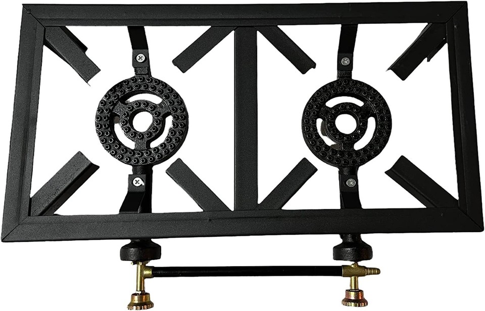 Cast Iron LPG Gas Burner Boiling Ring Catering Stove Camping Propane ...