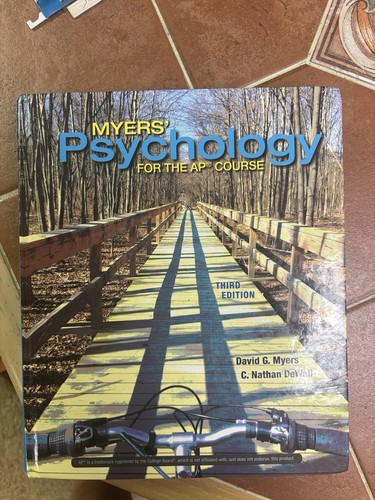 Myers' Psychology for AP Course 3rd Edition Hardcover David Myers ...