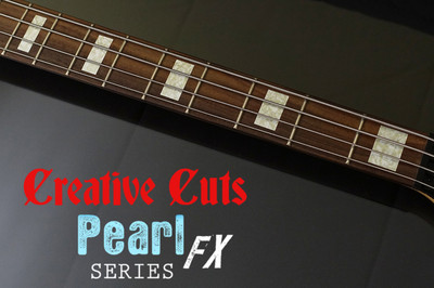 Blocks AGED VINTAGE PEARL block Inlay Stickers Decal Set for Fender or ...