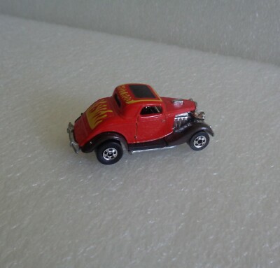 VINTAGE 1979 MATTEL HOT WHEELS BLACKWALL RED HOT ROD FLAMES EXCELLENT ...