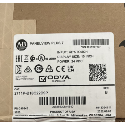 2711P-B10C22D9P AB PanelView Plus 7 Graphic Terminal Spot Goods ...