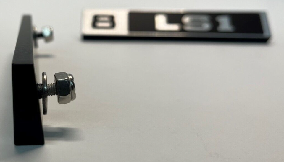 Emblem Custom Billet Front Fender 'LS1' Chevy Chevrolet GMC Truck 1967 ...