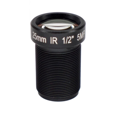 25mm HD Lens 5 MP 1/2" M12-Mount Machine Vision Compact Camera Lens IR ...