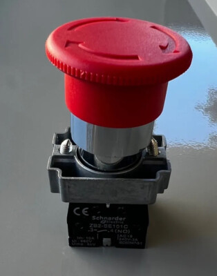 Heavy Duty 660V Red Sign Emergency Stop Push Button Switch NC + NO ...