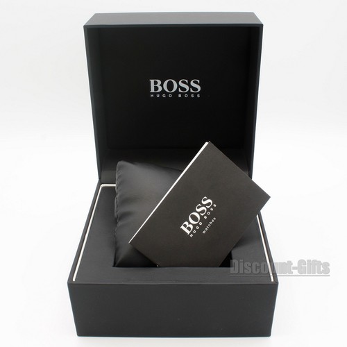 Hugo Boss 1513497 Black 44 mm Stainless Steel Navigator Men's Watch ...