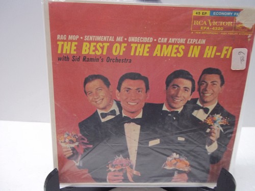 Best Of The Ames Brothers 45 RPM Vinyl RCA Victor Records Sid Ramin's ...