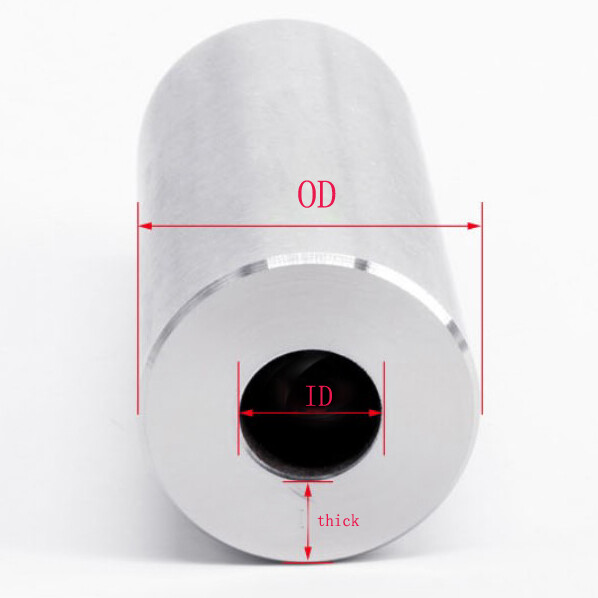2PCS Hollow Round tube 0.3-1.3mm OD Precision Seamless Tubes 240mm ...