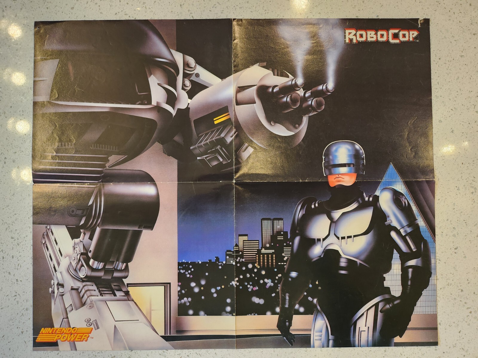 Vintage 1989 Original Nintendo Power Poster Robocop Faxanadu Game Map 16x19.5 | eBay
