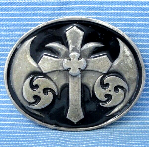 Gothic Cross Belt Buckle Christian Religious Regal Cosplay Vtg 90s ...