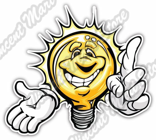 Light Bulb Smiley Face