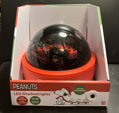 Peanuts Snoopy LED Rotating Color Changing Christmas Shadow Light | eBay
