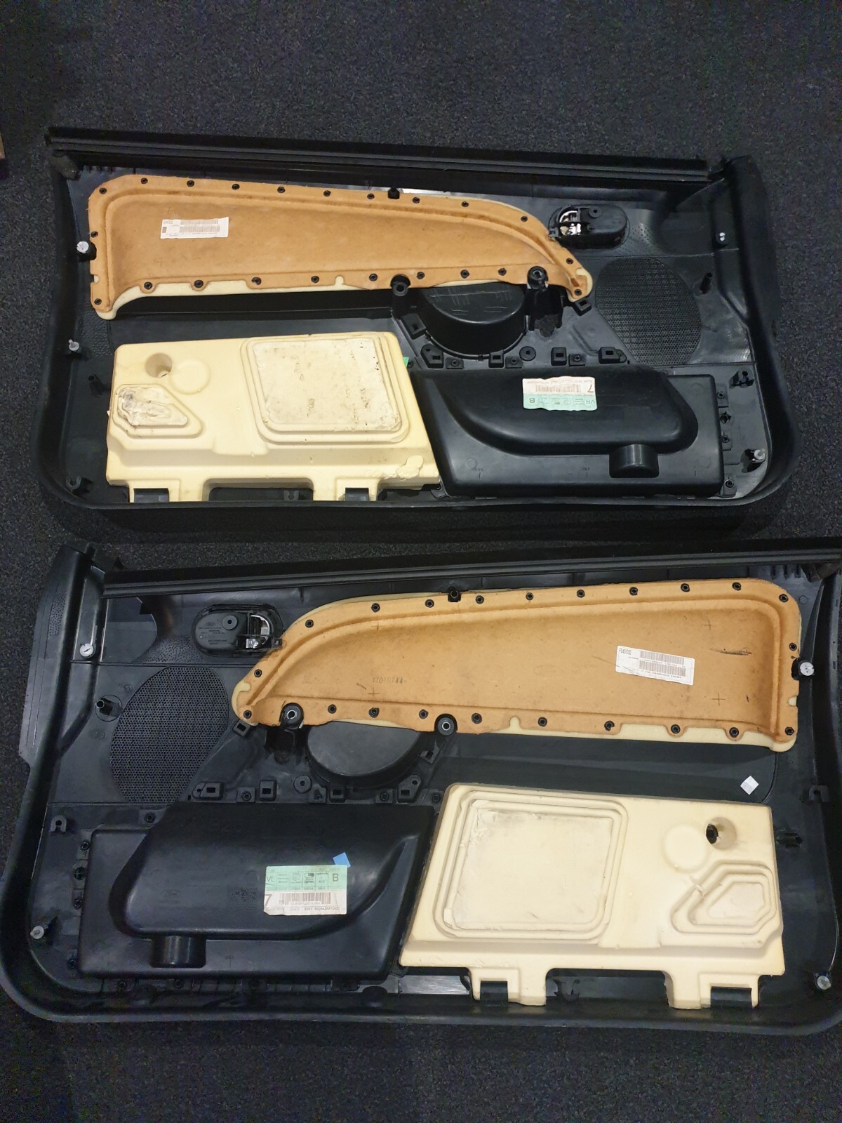Ford Fiesta Mk6 Zetec S / ST150 Interior Door Cards 3 Door 2002 - 2008 ...