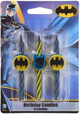 Batman Birthday Cake Candles - 6 pc | eBay