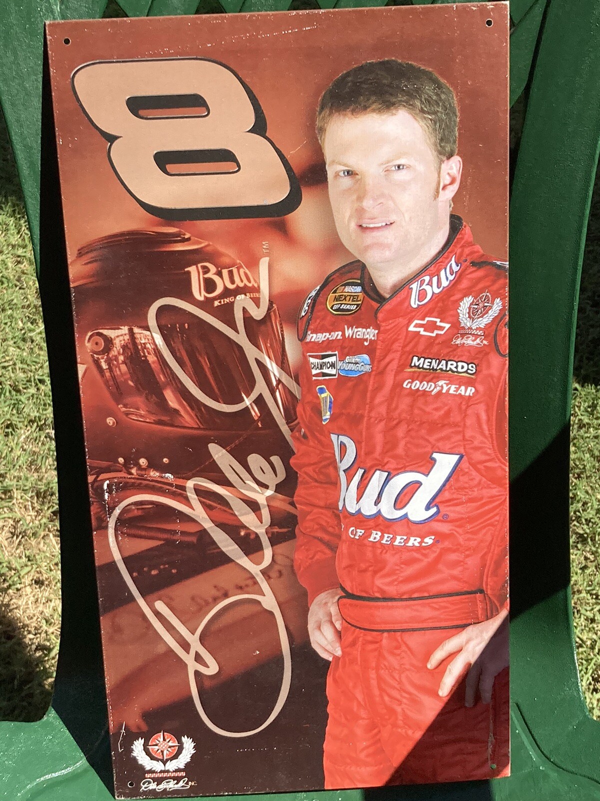 Dale Earnhardt Jr. Metal Tin Sign 16x8.5, Dale Earnhardt #8 Tin Sign | eBay