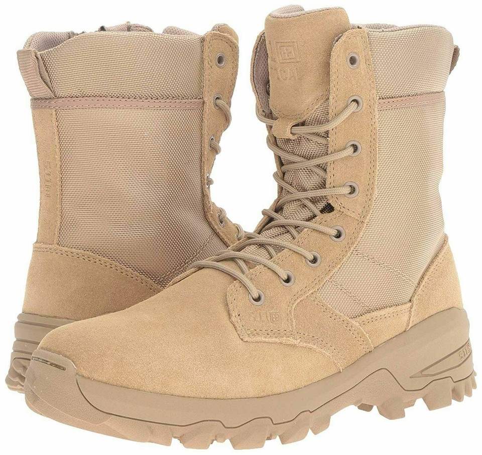 5.11 Tactical Men's Speed 3.0 Coyote Side Zip Combat Military Boots ...