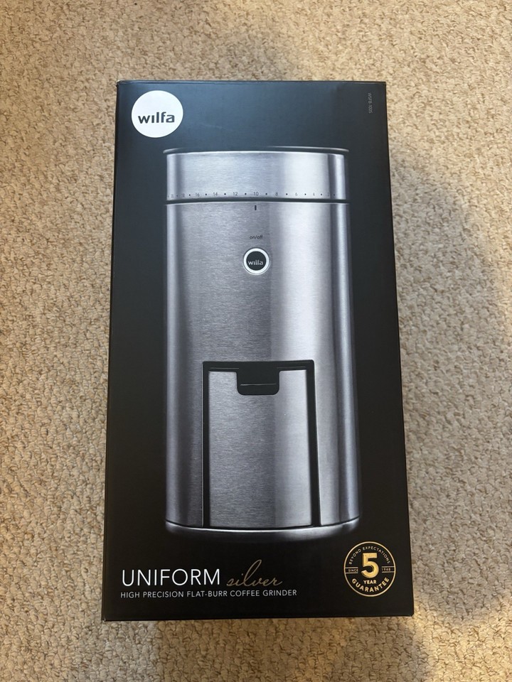 Wilfa Uniform Electric Coffee Grinder Silver | eBay UK
