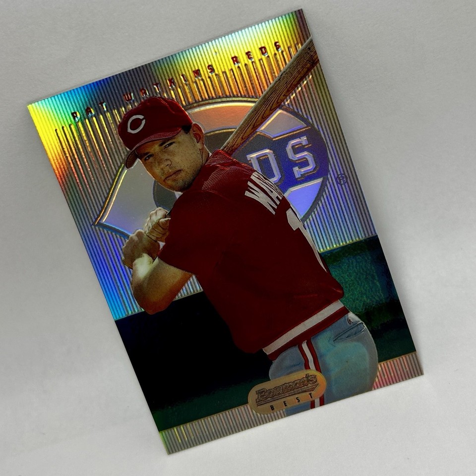 1995 Bowman’s Best #23 Pat Watkins RC REFRACTOR Cincinnati Reds NM+ | eBay