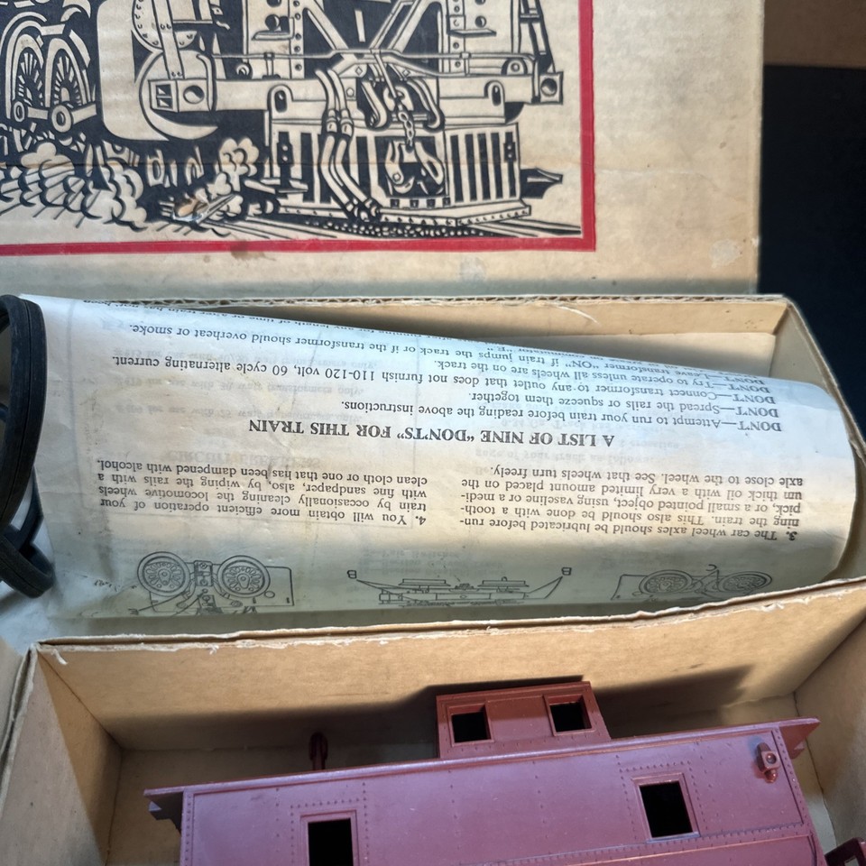 Vintage Louis Marx Stream Line Electrical Train Set with Original Box ...