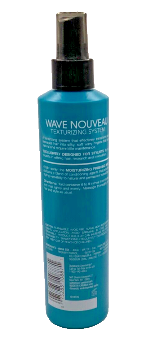 SoftSheen Wave Nouveau Texturizing System Moisturizing Finishing Mist 8 ...