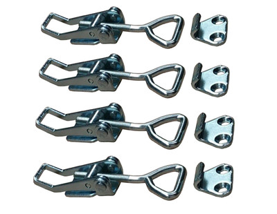 4 x MEDIUM Over Centre Fastener Latch Catch Clamp Fastener Trailer Non ...