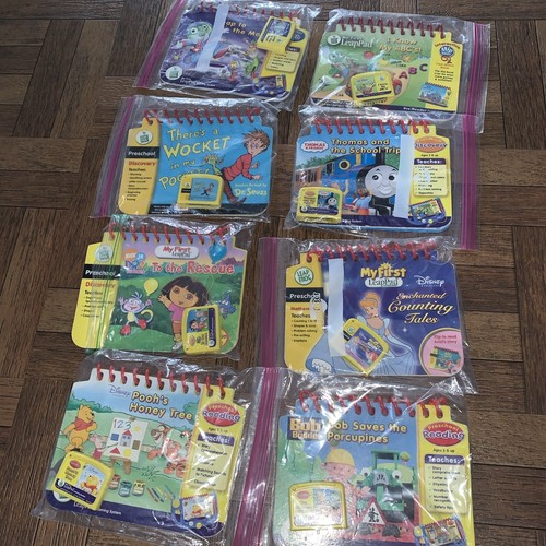 Lot Of 8 My First Leap Pad Books And Matching Cartridges Preschool | eBay