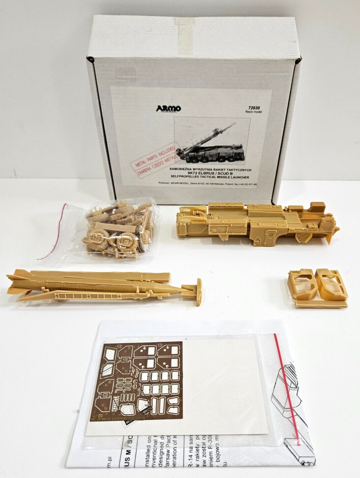 1/72 ARMO JADAR 9K72 ELBRUS/ SCUD B MISSILE LAUNCHER #72030 NEW RESIN ...